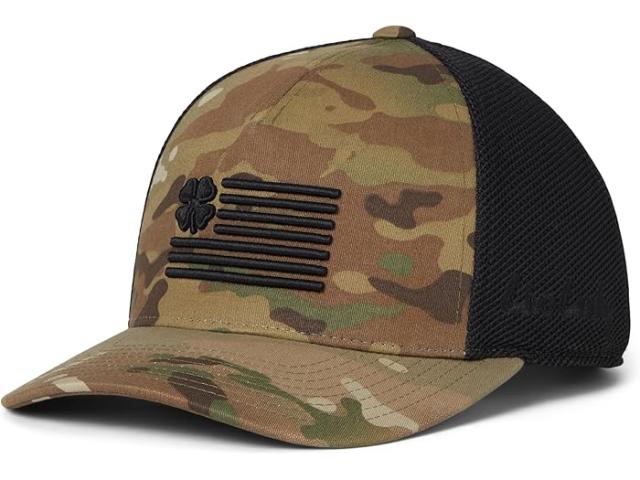 (取寄) ブラッククローバー クローバー ネーション 25 アジャスタブル ハット Black Clover Clover Nation 25 Adjustable Hat Camo/Black Hat/Black Clover Nation Flag