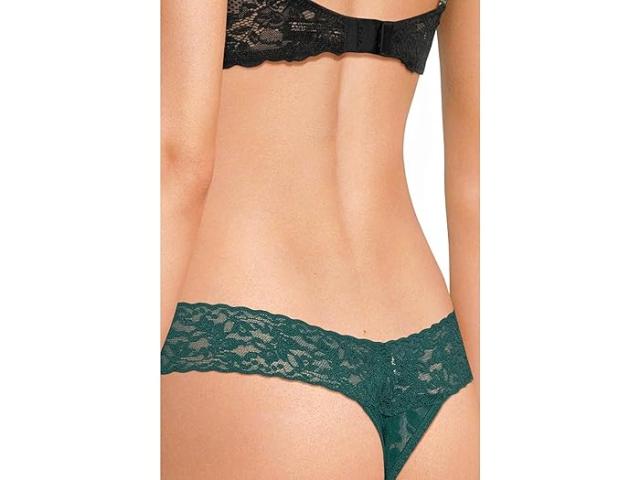 (取寄) ハンキー パンキー レディース シグニチャー レース ロウ ライズ トング Hanky Panky women Signature Lace Low Rise Thong Mountain Green 取寄) ハンキー パンキー レディース シグニチャー レース ロウ ライズ