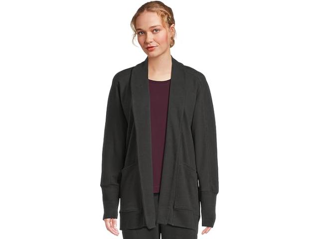 (取寄) パクト レディース エアプレーン ラップ カーディガン PACT women Airplane Wrap Cardigan Charcoal Heather