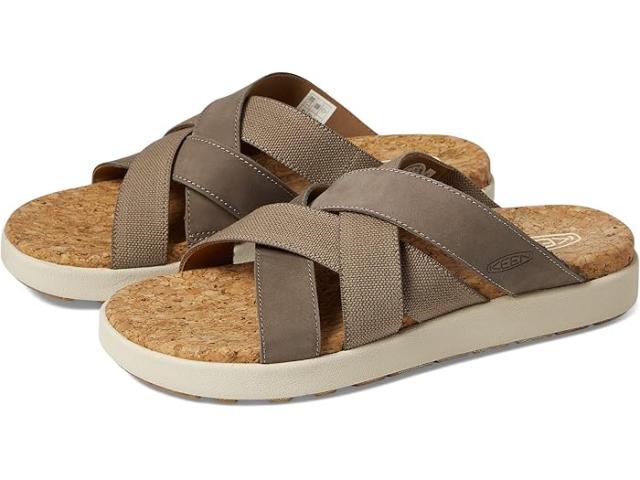 (取寄) キーン レディース エル ミックスド スライド KEEN women Elle Mixed Slide Brindle/Birch