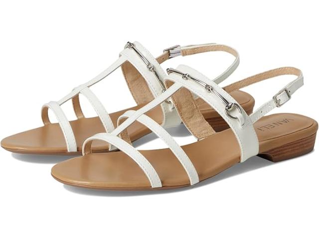 (取寄) ヴァネリ レディース  Vaneli women Banjel White Patent
