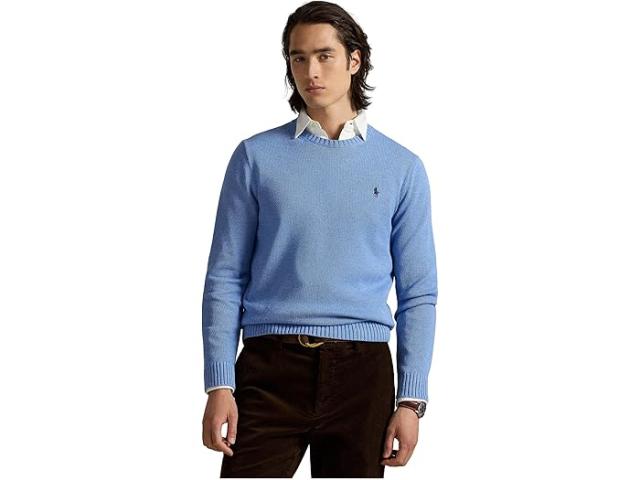 (取寄) ラルフローレン メンズ コットン クルーネック セーター Polo Ralph Lauren men Cotton Crewneck Sweater Soft  Heather