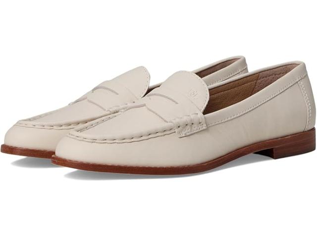(取寄) ローレン ラルフローレン レディース ワイニー ナッパ レザー ローファーズ Lauren Ralph Lauren women Wynnie Nappa Leather Loafers Soft White