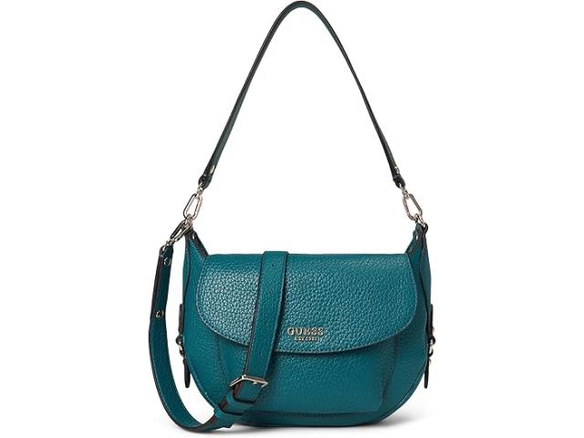 (取寄) ゲス レディース マーシャ フラップ ショルダー バッグ GUESS women Marsha Flap Shoulder Bag Teal