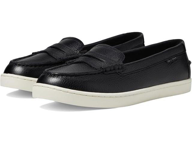 (取寄) コールハーン レディース ナンタケット ペニー Cole Haan women Nantucket Penny Black Pebbled Leather