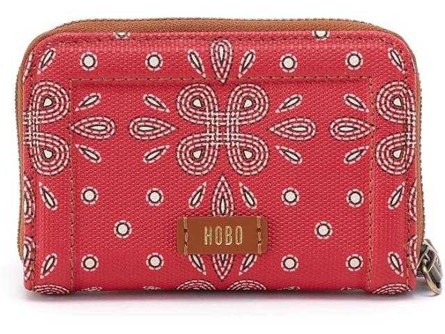 (取寄) ホーボー レディース ソーマ スモール ウォレット HOBO women Soma Small Wallet Red Journey Bandana