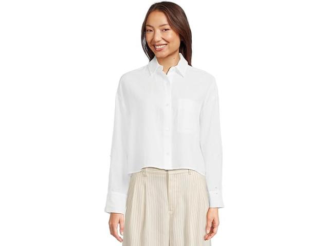 (取寄) メイドウェル レディース アリス シャツ - コットン リネン Madewell women Alice Shirt - Cotton Linen White