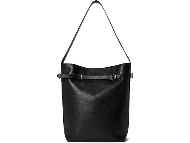 (取寄) メイドウェル レディース ベルテッド エッセンシャル バケット トート Madewell women Belted Essentials Bucket Tote True Black