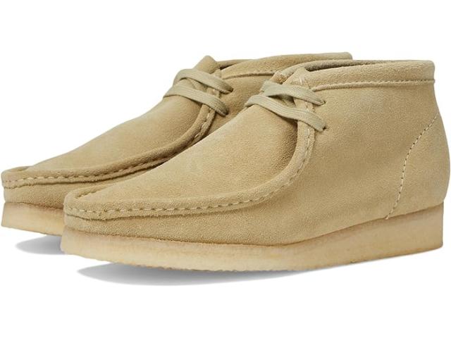 (取寄) クラークス レディース ワラビー ブーツ Clarks women Wallabee Boot Maple Suede 1