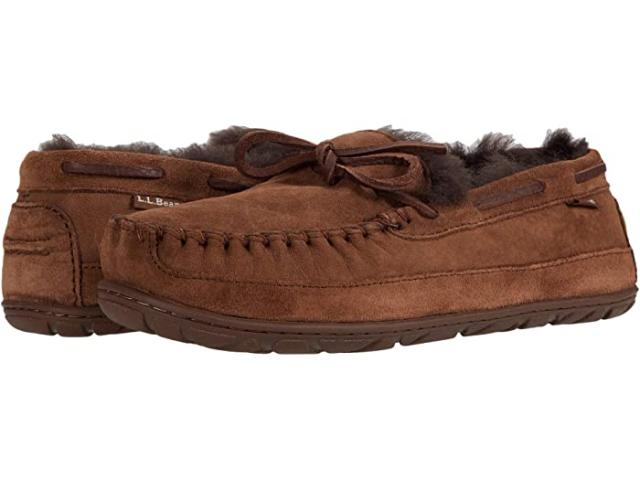 (取寄) エルエルビーン メンズ ウィックド グッド モカシン L.L.Bean men L.L.Bean Wicked Good Moccasins Chocolate Brown