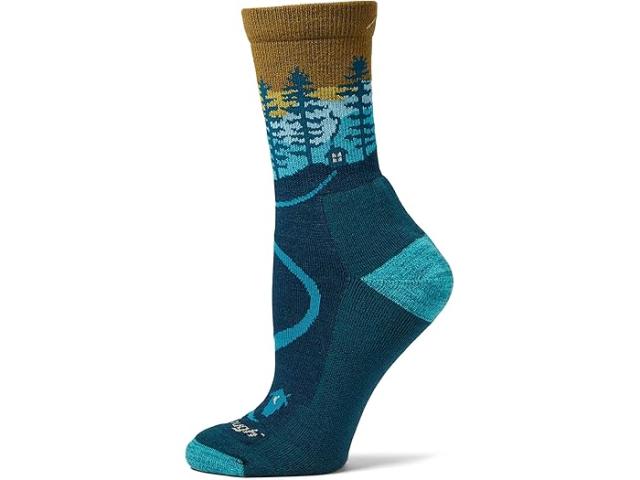 (取寄) ダーンタフバーモント レディース ノースウッズ ミクロ クルー ミッドウエイト ウィズ クッション Darn Tough Vermont women Northwoods Micro Crew Midweight with Cushion Dark Teal
