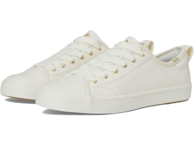 (取寄) ケッズ レディース クルーズ スリップ オン Keds women Cruise Slip On Egret/Gold Leather