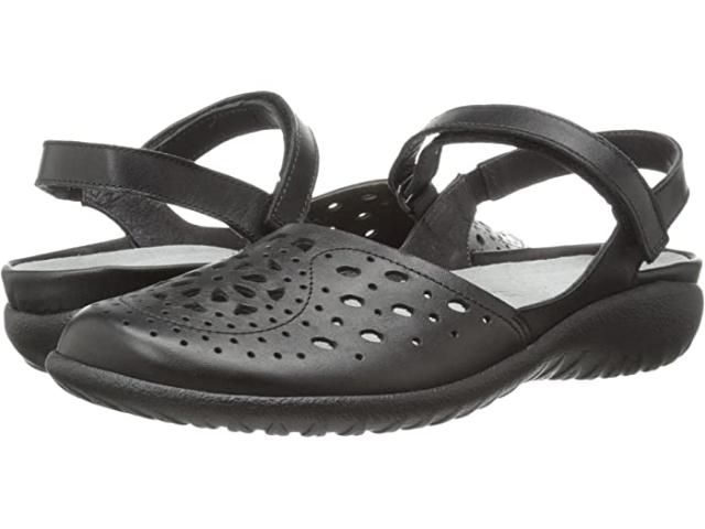 (取寄) ナオト レディース アラタキ Naot women  Arataki Black  Raven Leather