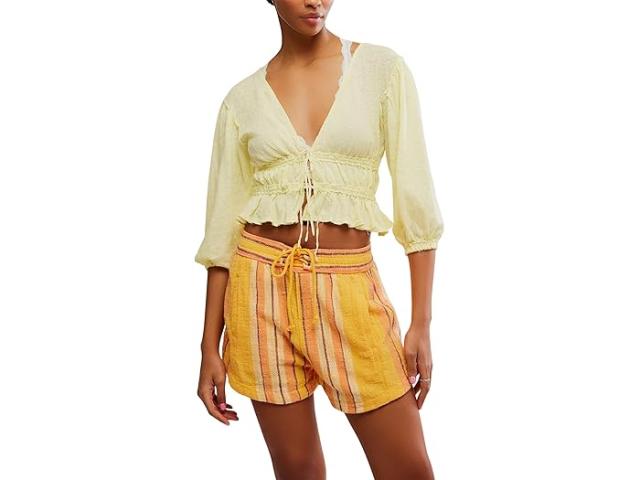 (取寄) フリーピープル レディース レッツ ゴー ブラウザ Free People women Lets Go Blouse Summertime Lemonade