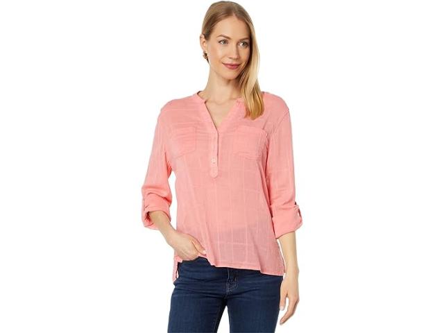 (取寄) カーヴ デザイン レディース ディラン テクスチャー シャツ Carve Designs women Dylan Textured Shirt Grapefruit