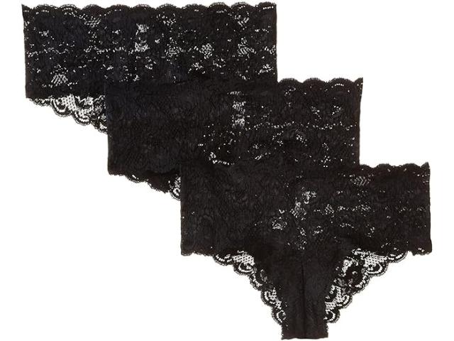 (取寄) コサベラ レディース ネバー セイ ネバー 3 パック ホッティ Cosabella women Never Say Never 3 Pack Hottie Hotpant Black