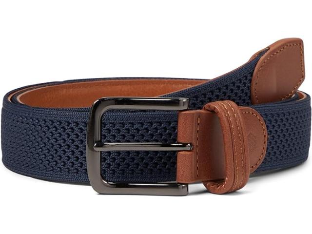 (取寄) ジョンストン&マーフィー メンズ アマースト ニット ベルト Johnston & Murphy men Johnston & Murphy Amherst Knit Belt Navy