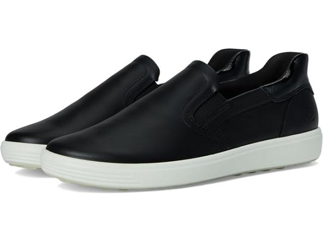 (取寄) エコー レディース ソフト 7 イージー スリッポン スニーカー ECCO women Soft 7 Easy Slip-On Sneaker Black/Patent Black