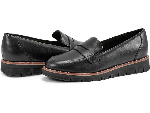 (取寄) イージースピリット レディース  Easy Spirit women Easy Spirit Velia Black Leather