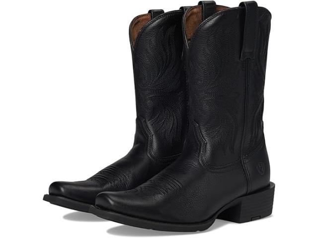(取寄) アリアット メンズ スポーツ ナロー カッター トゥ カウボーイ ブーツ Ariat men Sport Narrow Cutter Toe Cowboy Boot Black Deertan