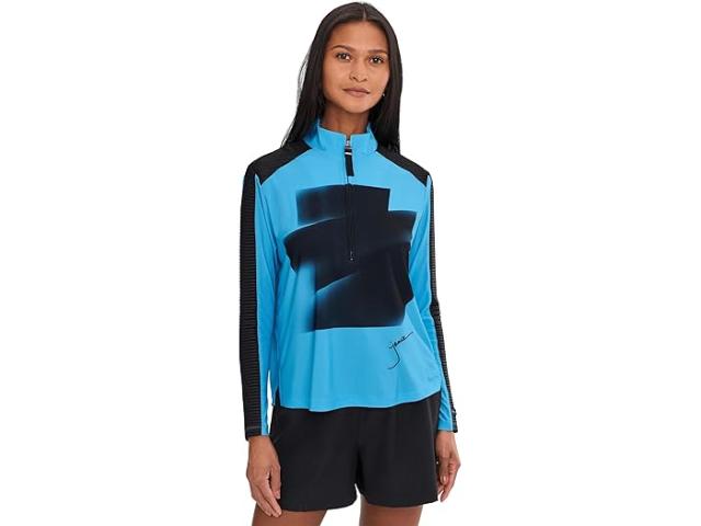 (取寄) ジェイミー サドック レディース ロング スリーブ 1/4 ジップ レイヤリング ピース Jamie Sadock women Toasties Long Sleeve 1/4 Zip Layering Piece Bonamassa Blue