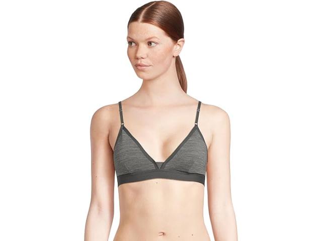 (取寄) アイスブレイカー レディース メリノ 150 サイレン ブラ インサーツ Icebreaker women Merino 150 Siren Bra Inserts Gritstone Heather