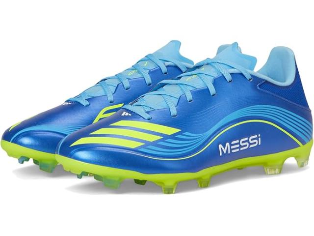 (取寄) アディダス メッシ リーグ グランド サッカー クリーツ adidas F50 Messi League Firm/Multi Ground Soccer Cleats Team  Blue/Solar Yellow/Semi Blue Burst