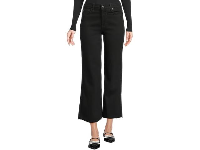 (取寄) セブンフォーオールマンカインド レディース クロップド アレクサ ジーンズ イン ブラック 7 For All Mankind women Cropped Alexa Jeans in Black Black