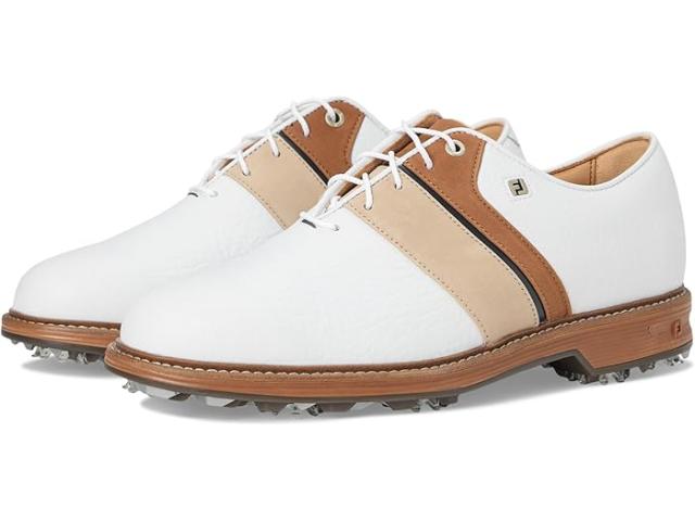 (取寄) フットジョイ メンズ プレミア シリーズ - パッカード Lx ゴルフ シューズ FootJoy men Premiere Series - Packard LX Golf Shoes White/Tan/Navy