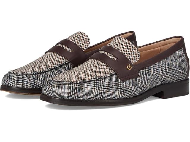 (取寄) コールハーン レディース ラックス ピンチ ペニー ローファーズ Cole Haan women Cole Haan Lux Pinch Penny Loafers Multi Plaid Textle