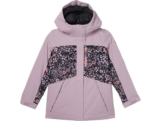 (取寄) ロキシー キッズ レディース ロキシー フローラル ブロック パーカー (ビッグ キッズ) Roxy Kids women Roxy Floral Block Parka (Big Kids) Discreet Mauve