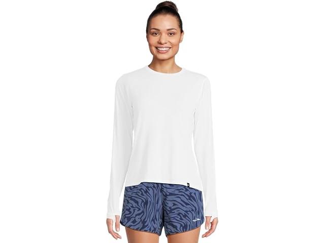 (取寄) ブルックス レディース ラグゼ ロング スリーブ Brooks women Luxe Long Sleeve White