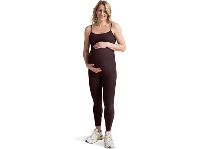 (取寄) ビヨンドヨガ レディース スペースダイ アップレベル マタニティ ジャンプスーツ Beyond Yoga women Spacedye Uplevel Maternity Jumpsuit Dark Chocolate Heather