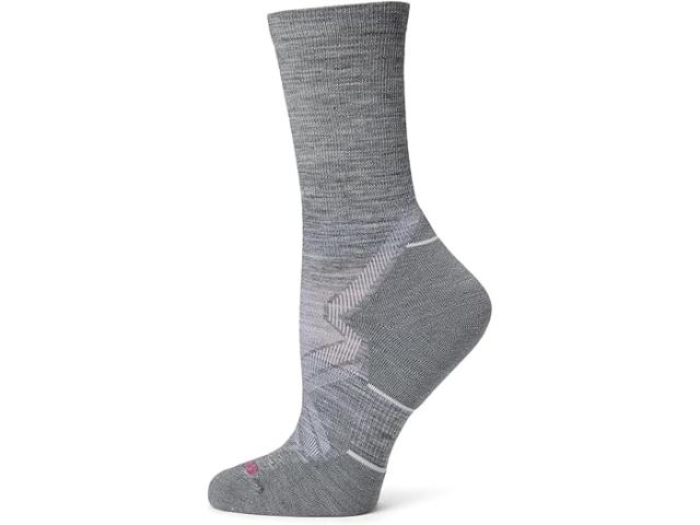 (取寄) スマートウール レディース ラン コールド ウェザー ターゲッティド クッション クルー ソックス Smartwool women Run Cold Weather Targeted Cushion Crew Socks Light Gray/White