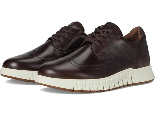 (取寄) エコー メンズ グルーブ スタジオ ウィングチップ スニーカー ECCO men Gruuv Studio Wingtip Sneaker Cocoa Brown/Mocha