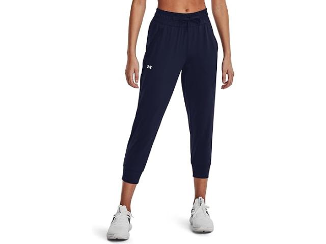 (取寄) アンダーアーマー レディース ヒートギア アーマー カプリ パンツ Under Armour women HeatGear Armour Capri Pants Midnight Navy/White