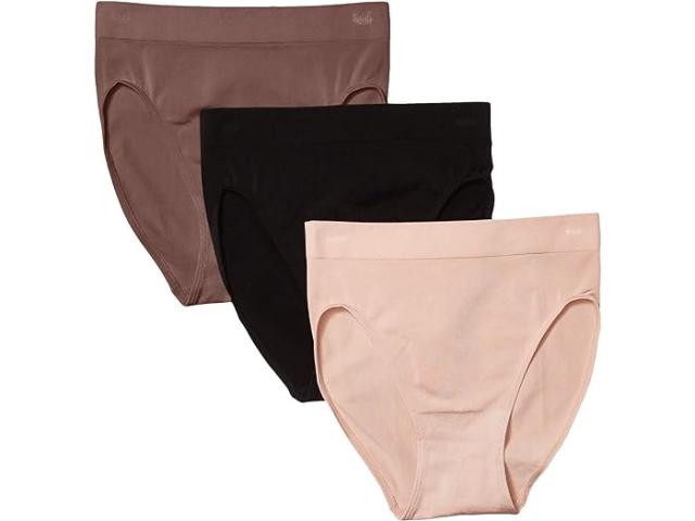 (取寄) ワコール レディース B-Smooth ハイ-カット ブリーフ パック Wacoal women Wacoal B-Smooth Hi-Cut Brief Pack Rosedust/Deep Taupe/Black