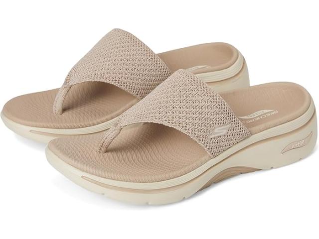 (取寄) スケッチャーズ パフォーマンス レディース アーチ フィット 2.0 クイック-ドライ SKECHERS Performance women Arch Fit 2.0 Quick-Dry 3-Pt Taupe