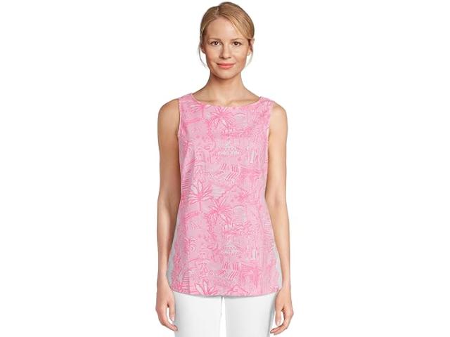 (取寄) リリー ピュリッツァー レディース チュニック Lilly Pulitzer women Palmita Tunic Conch Shell Pink Pennys Playground