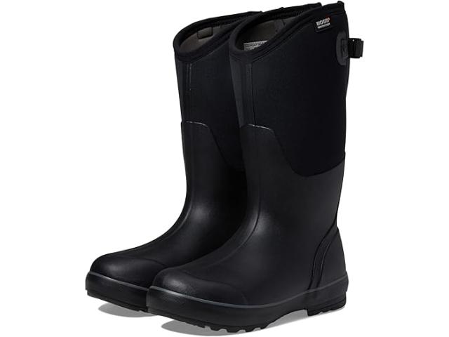 (取寄) ボグス レディース クラシック リ アジャスタブル カーフ Bogs women Classic II Adjustable Calf Black