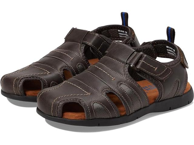 (取寄) ナン ブッシュ メンズ リオ グランデ フィッシャーマン クローズド トゥ サンダル Nunn Bush men Nunn Bush Rio Grande Fisherman Closed Toe Sandal Brown