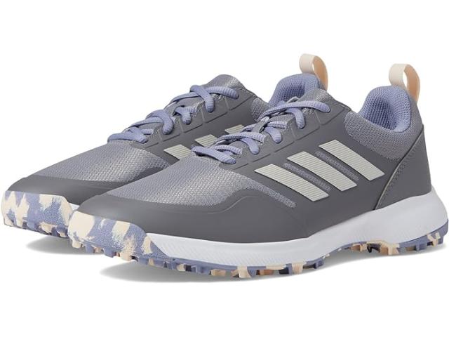 (取寄) アディダス ゴルフ レディース テック レスポンス Sl 3 ゴルフ シューズ adidas Golf women adidas Golf Tech Response Sl 3 Golf Shoes Grey Three/Silver llic/Silver Violet