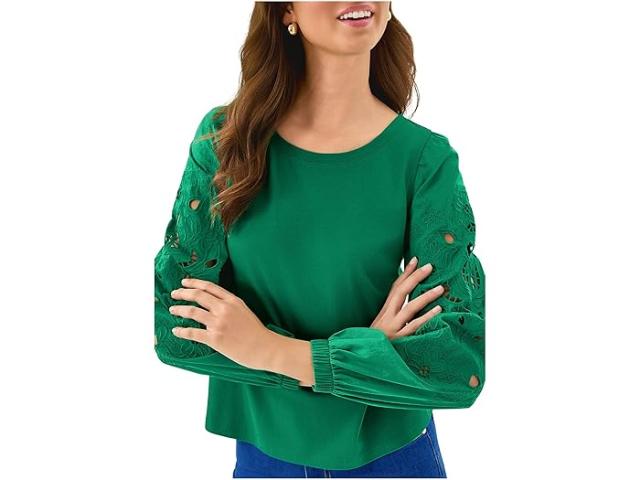 (取寄) リリー ピュリッツァー レディース ニット トップ Lilly Pulitzer women Isley Knit Top Fiddle Leaf Green