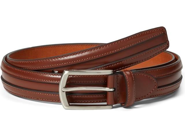(取寄) ジョンストン&マーフィー メンズ ダブル カーフ ベルト Johnston & Murphy men Johnston & Murphy Double Calf Belt Chestnut