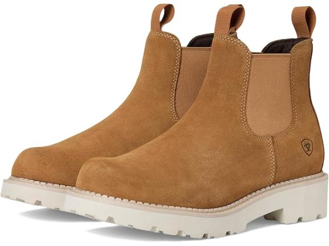 (取寄) アリアット レディース ファットベビー ツイン ゴア ウェスタン ブーツ Ariat women Ariat Fatbaby Twin Gore Western Boots Wheat Suede