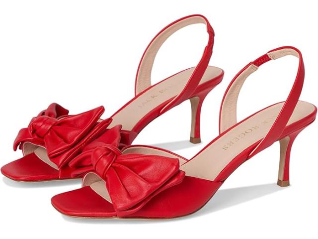 (取寄) ジャック ロジャース レディース エロイーズ ボウ スリングバック Jack Rogers women Eloise Bow Slingback Fire Red