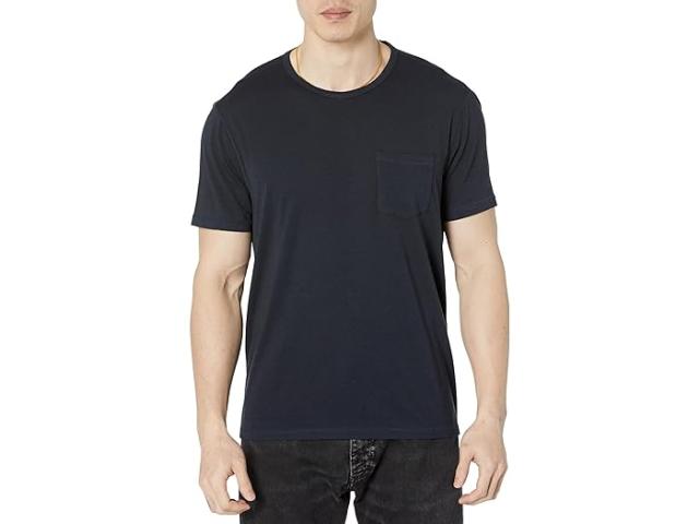 (取寄) ジョン バルベイトス メンズ ボンド ショート スリーブ バーンアウト クルー K6047X88 John Varvatos men John Varvatos Bond Short Sleeve Burnout Crew K6047X88 Navy