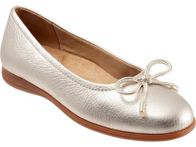 (取寄) トロッターズ レディース デリス Trotters women Dellis Champagne llic Leather