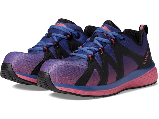 (取寄) アベンジャー ワークブーツ レディース ノース ヘブン スティング Ct Avenger Work Boots women Avenger Work Boots North Haven Sting CT Blue/Pink