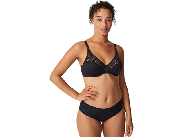 (取寄) シャンテル レディース ノラ フル カバレッジ アンライン モールデッド ブラ Chantelle women  Norah Full Coverage Unlined Molded Bra Black